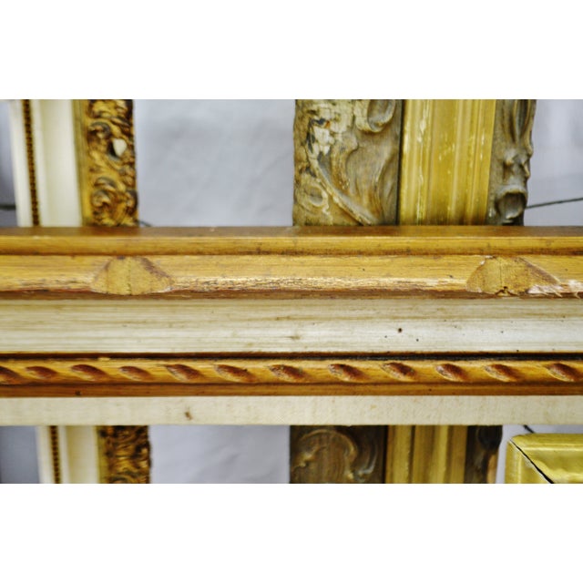 Vintage Medium Sized Wood Picture Frames - Group of 6 | Chairish