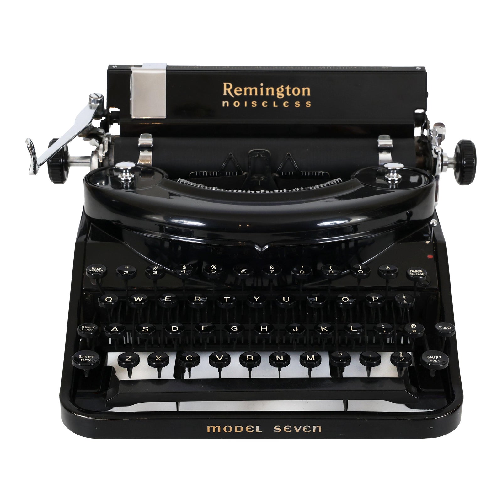 Refreshed Remington Noiseless Model 7 Typewriter - Desktop Model | Chairish
