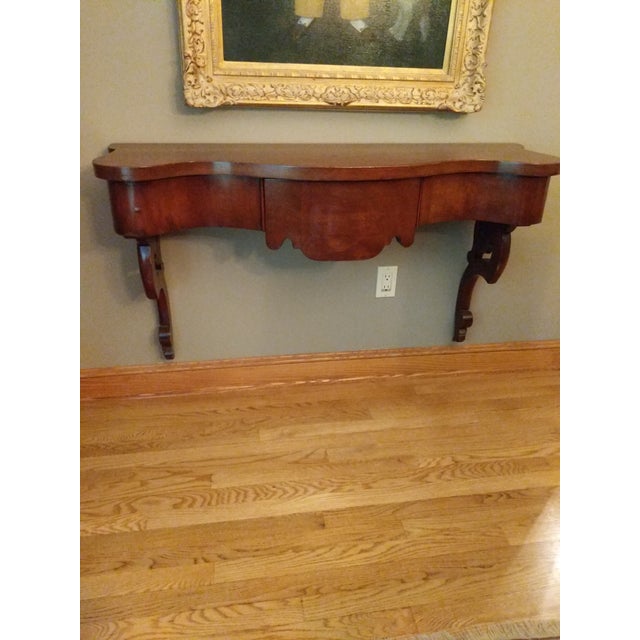 English Cherry Console Table | Chairish