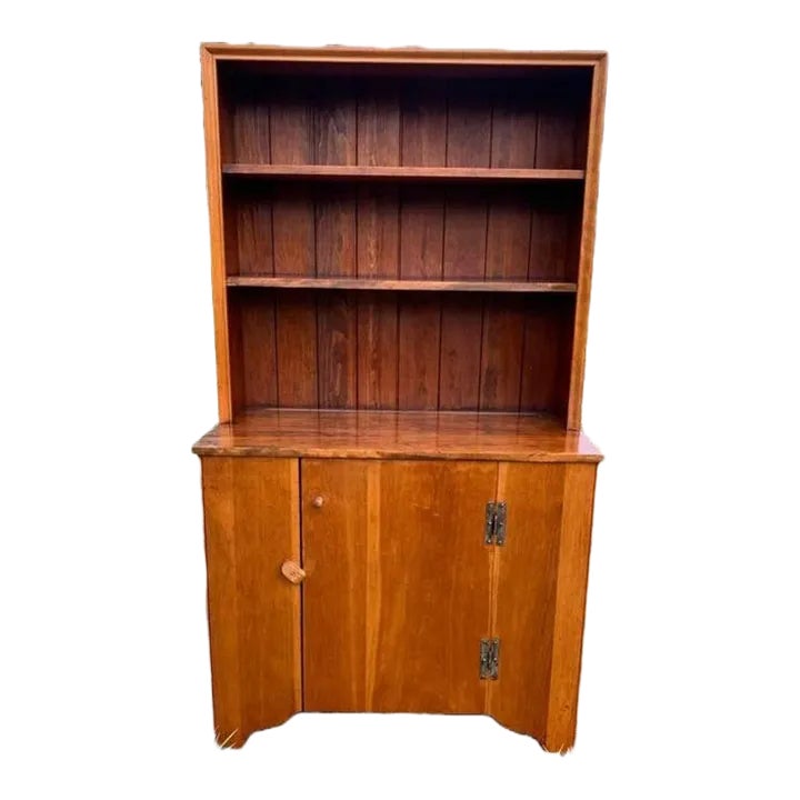 Mid 20th Century Vintage American Primitive Step Back Cupboard by ...