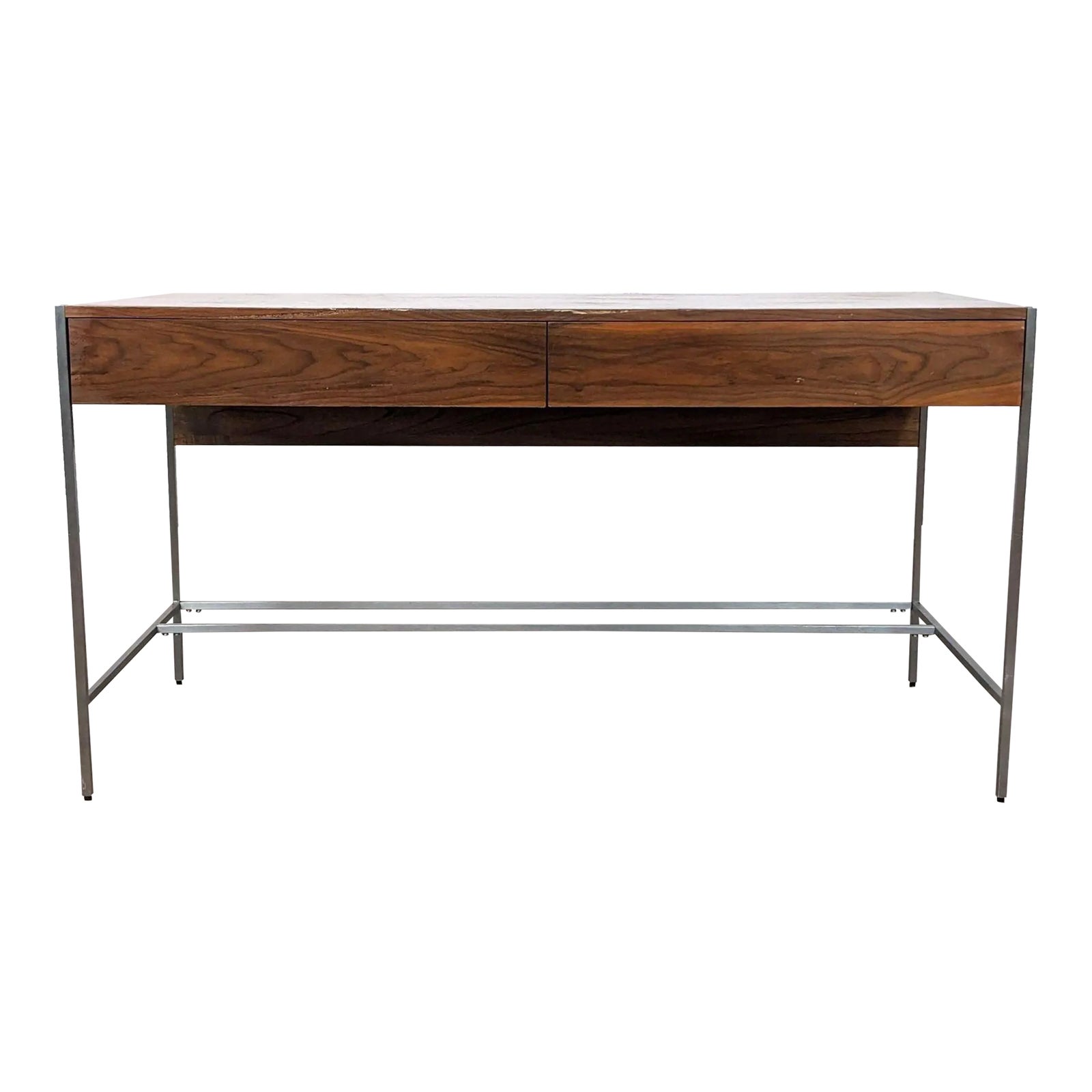 Williams-Sonoma Walnut Finish Zane Desk | Chairish