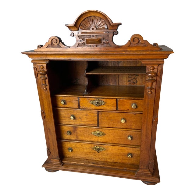 Late 19th Century Child’s Size Folk Art Victorian Chest | Chairish