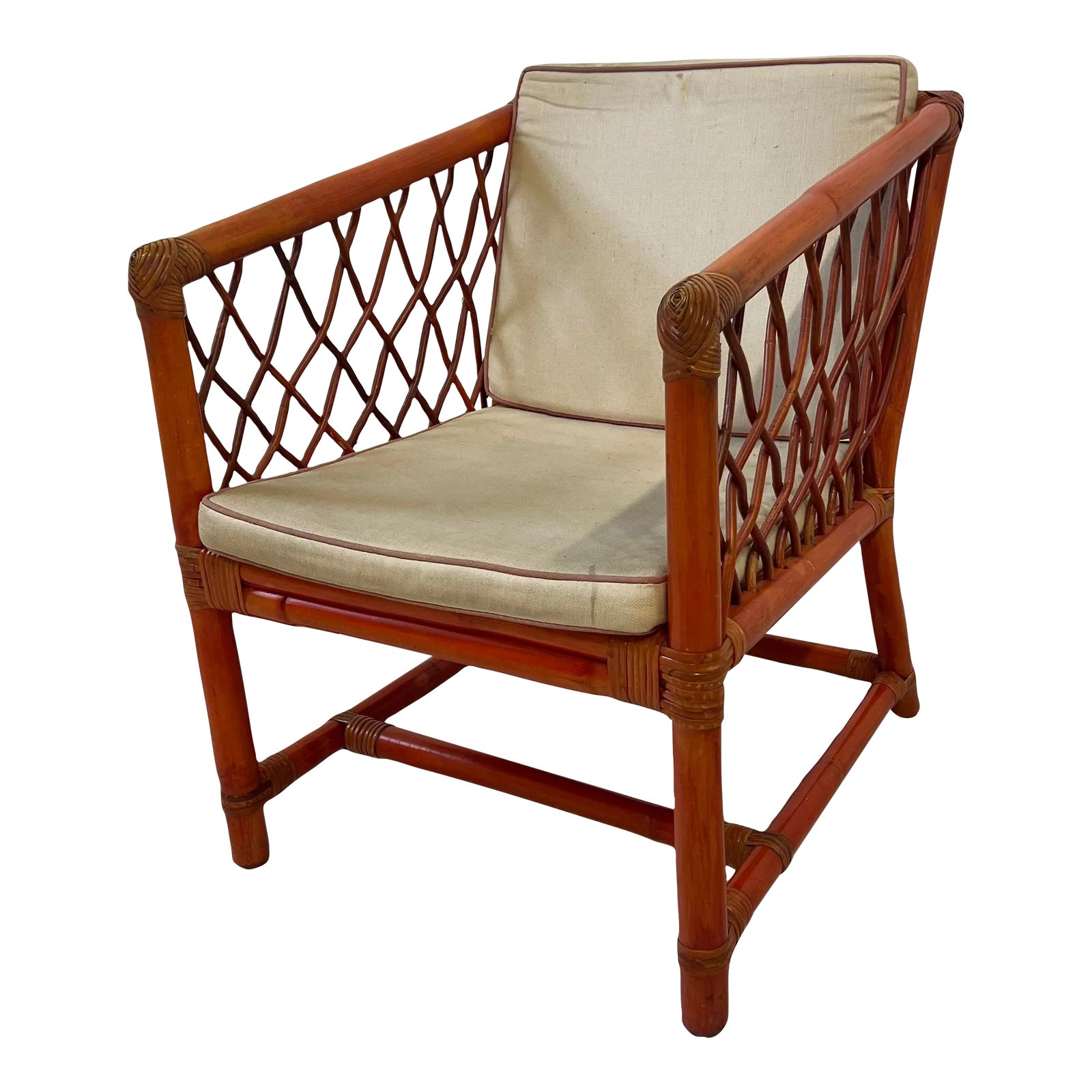 Tommi Parzinger for Willow Reed Lounge Chair | Chairish