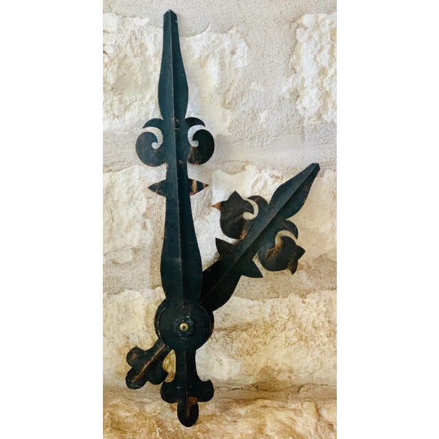 Late 19th Century Antique Swedish Copper Clock Hands | Chairish