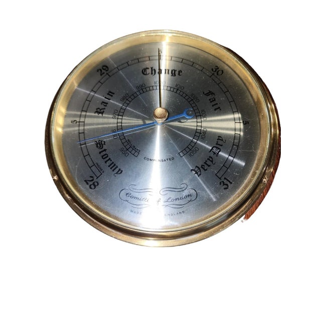 Vintage Comitti of London Barometer | Chairish