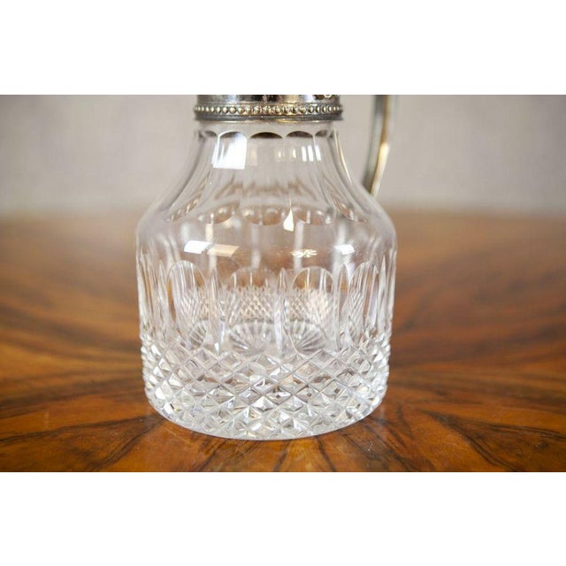 English Pitcher With Silver-Plated Handle From the Turn of the 19th and ...