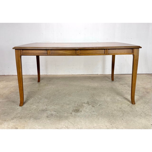 Mid Century Modern Drexel “Collage” Dining Table With 2 Leaves | Chairish