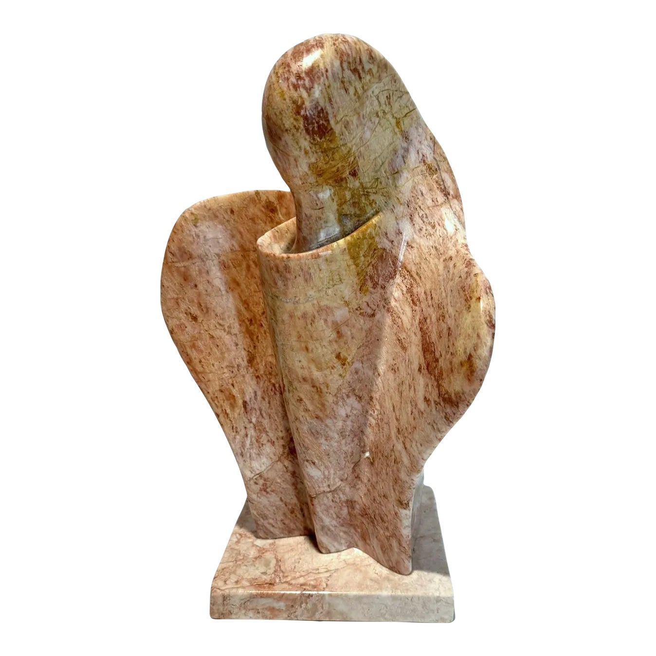 Late 20th Century Contemporary Abstract Marble Sculpture | Chairish