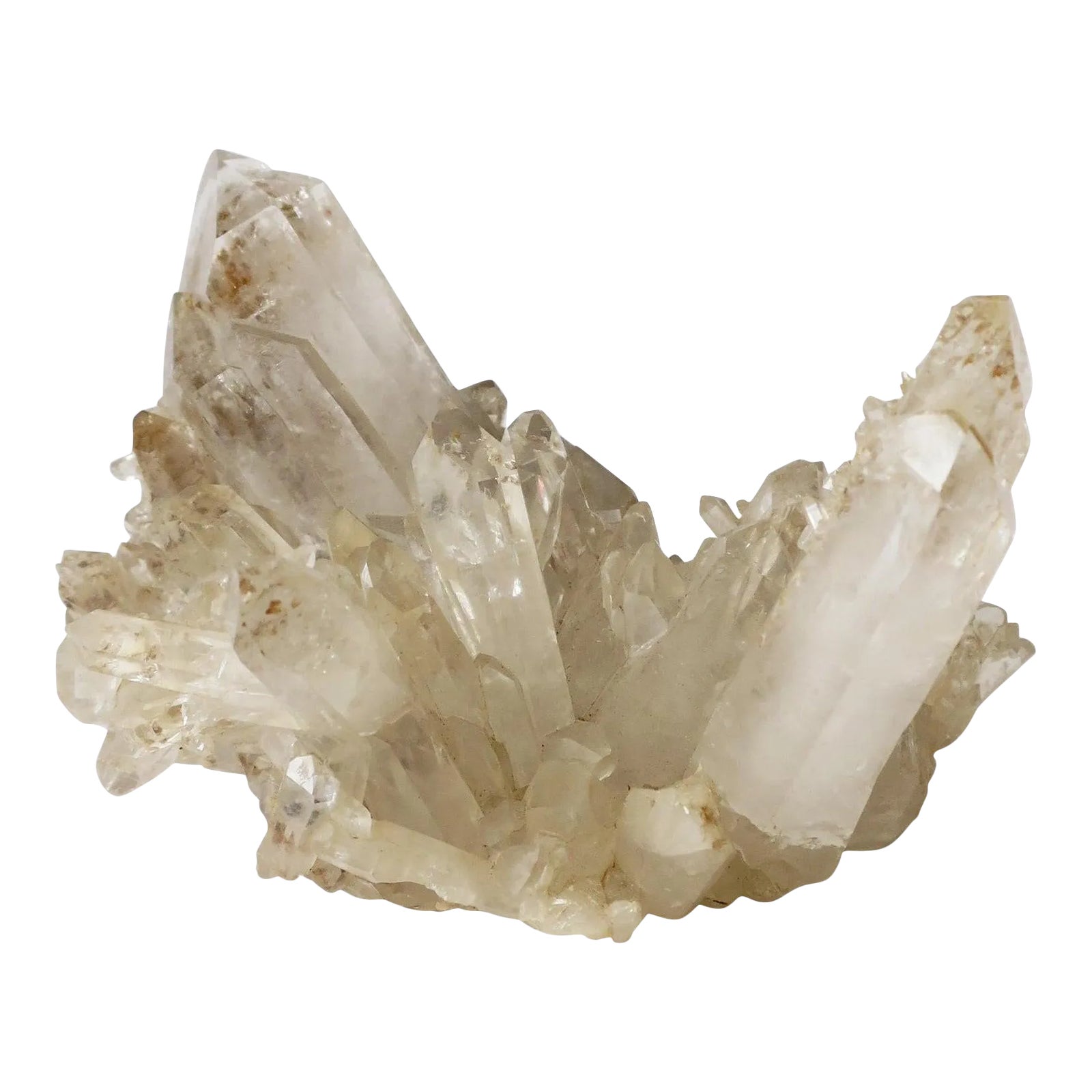 Natural Rock Crystal Specimen Piece | Chairish