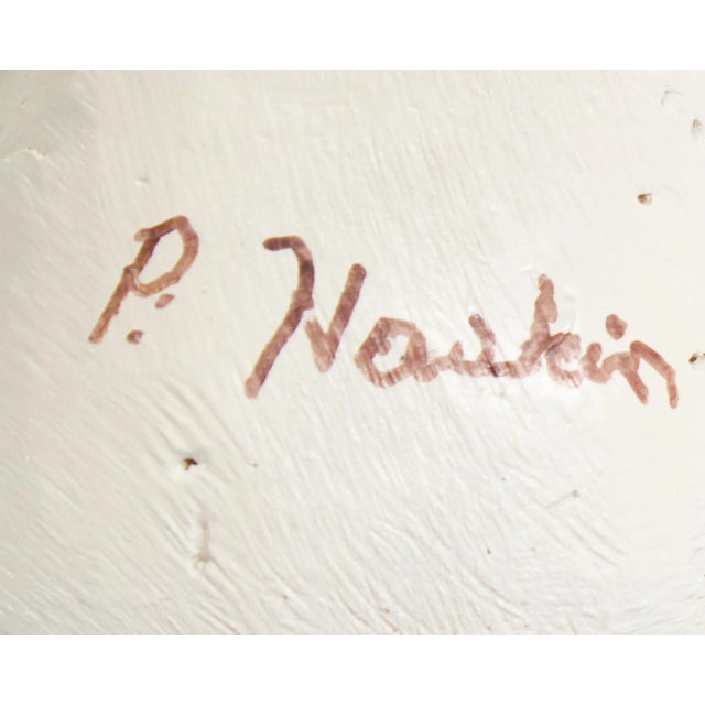 Paul Haskin Signed Plaster Sculpture of Hands | Chairish