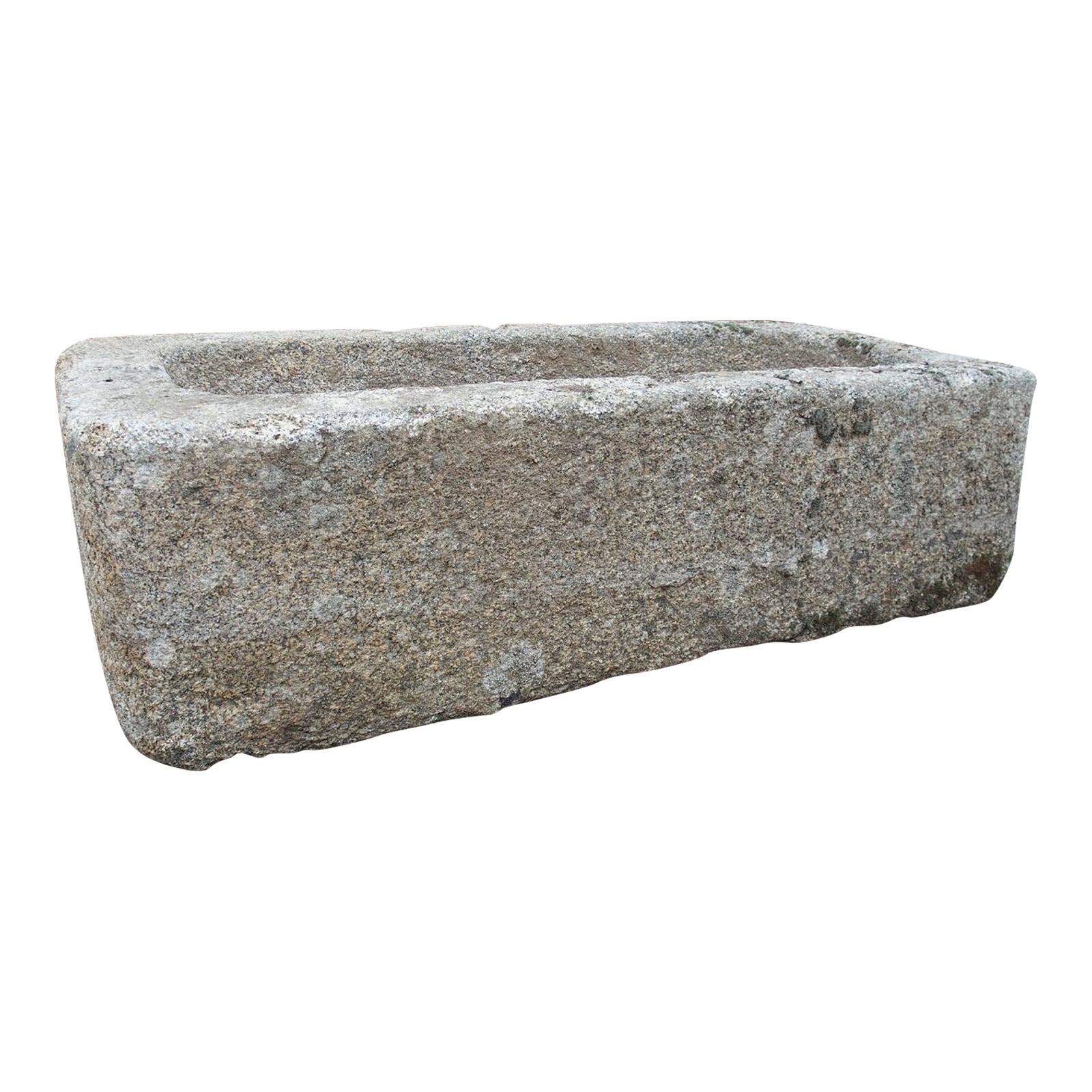 Antique Carved Granite Farm Trough From Normandy, France, 19th Century ...