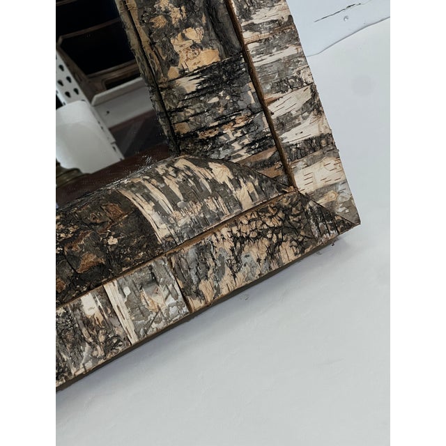 Birch Bark Branch Mirror Rustic | Chairish