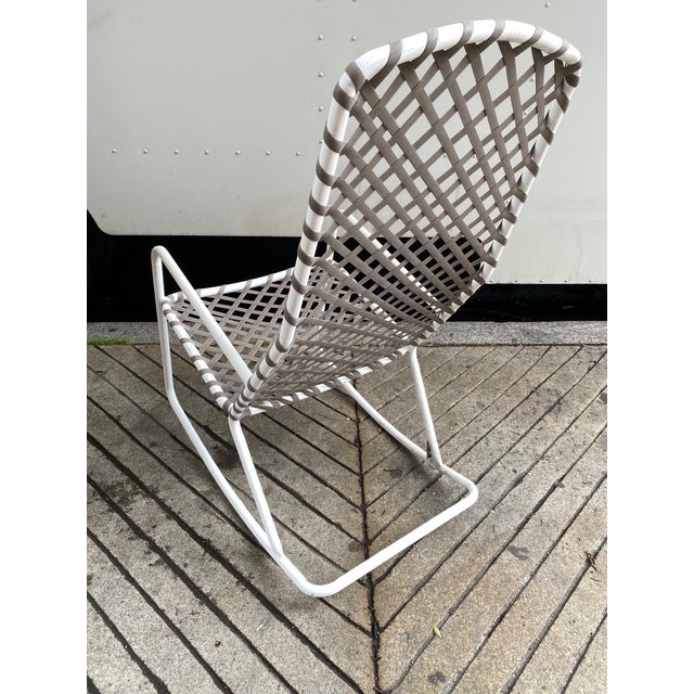 Mid-Century Brown Jordan Kantan Patio Rocker | Chairish