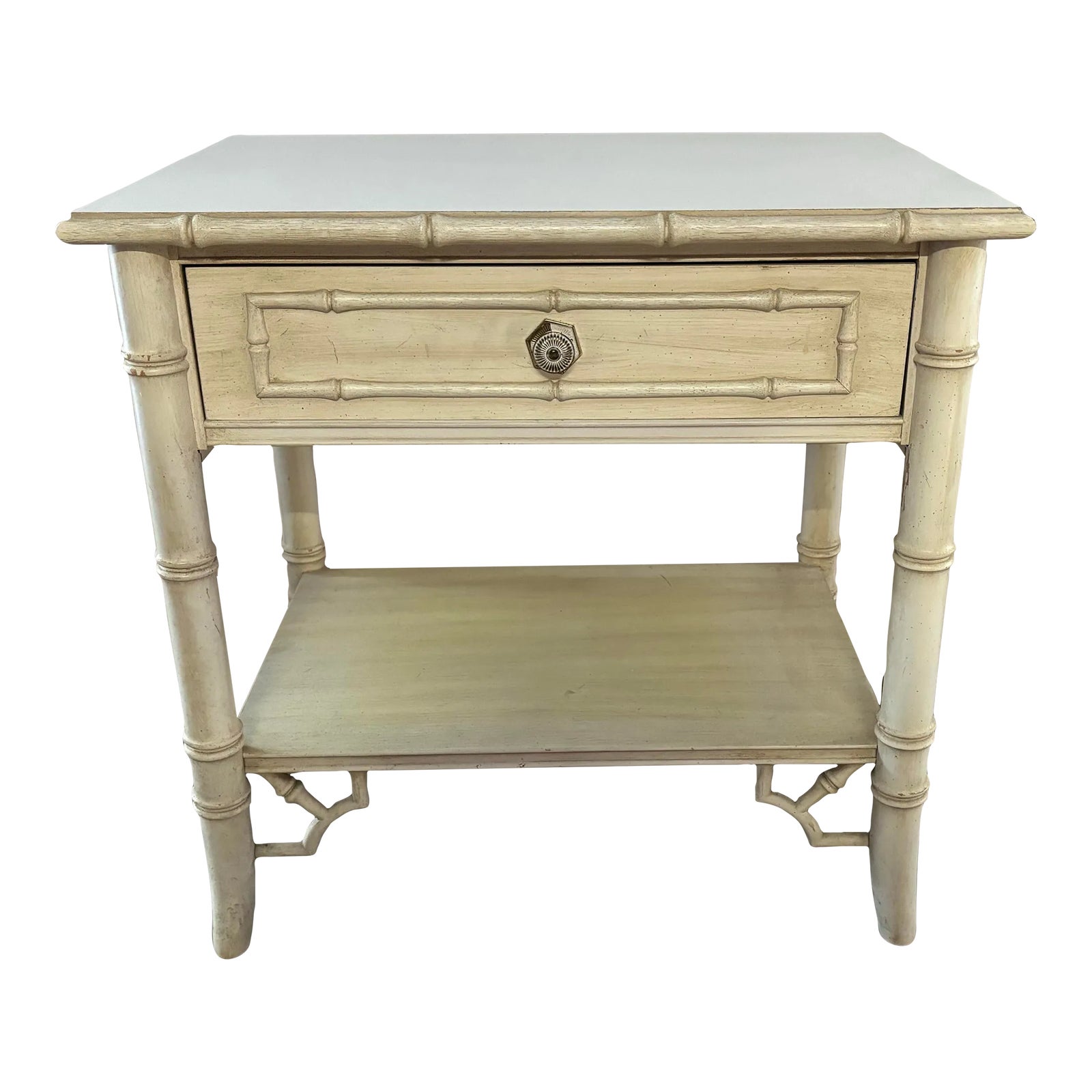 Thomasville Allegro Collection Faux Bamboo Single Drawer Nightstand ...