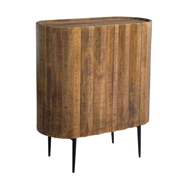 Modern Salvage Oval Mini Sideboard Credenza | Chairish