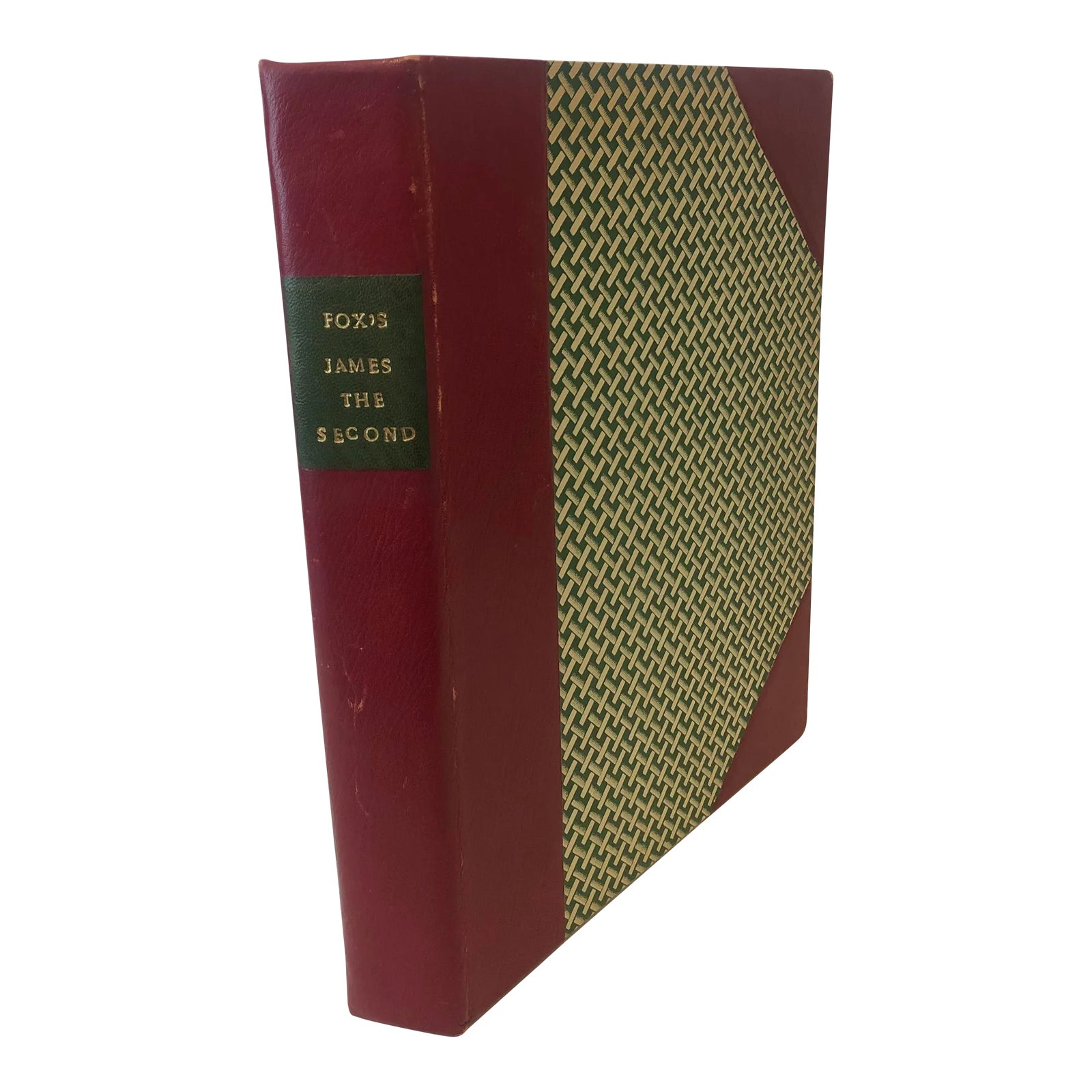 1808 History of James the Second Leather Binding | Chairish