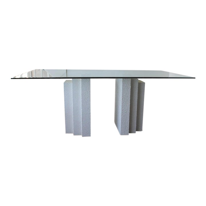 1980s Vintage Postmodern Dining Table | Chairish
