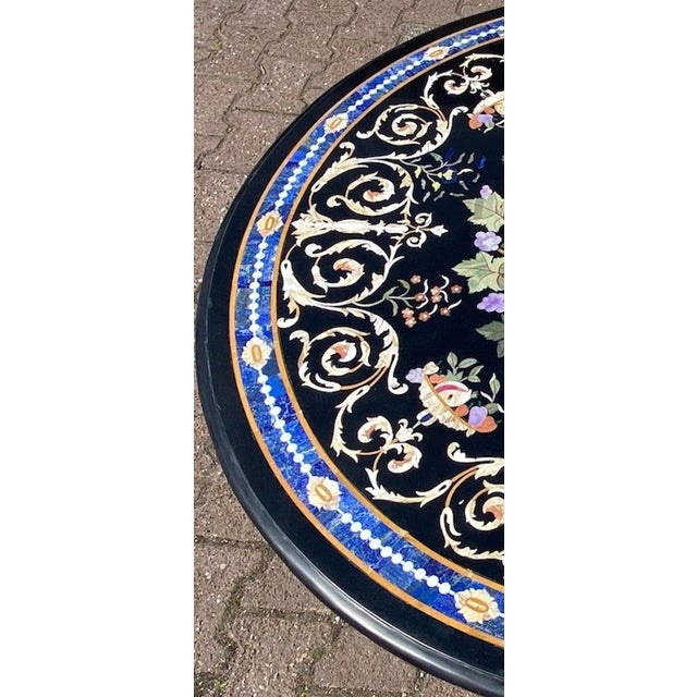 Vintag Late 20th Century Italian Handmade Mosaic Marble Table Top with ...