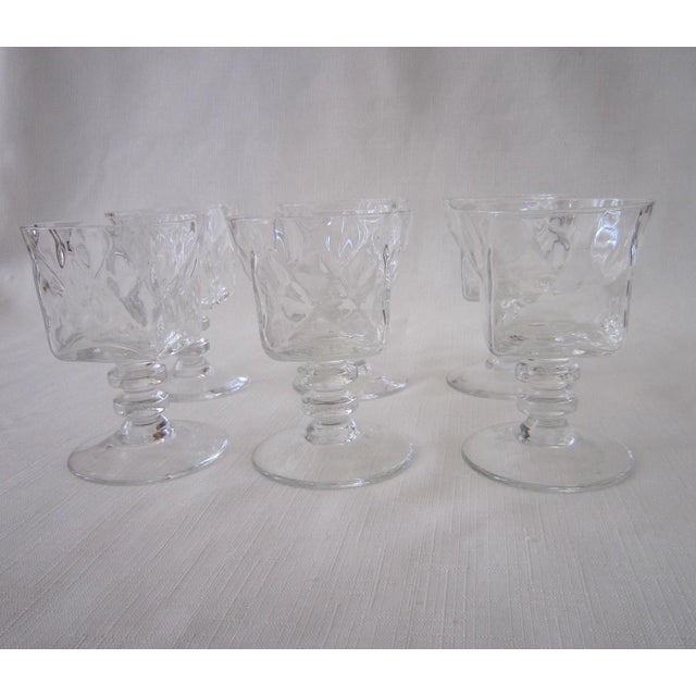 Set of 6 Vintage Bryce Glass Esquared H6 Martini Cocktail Glasses ...