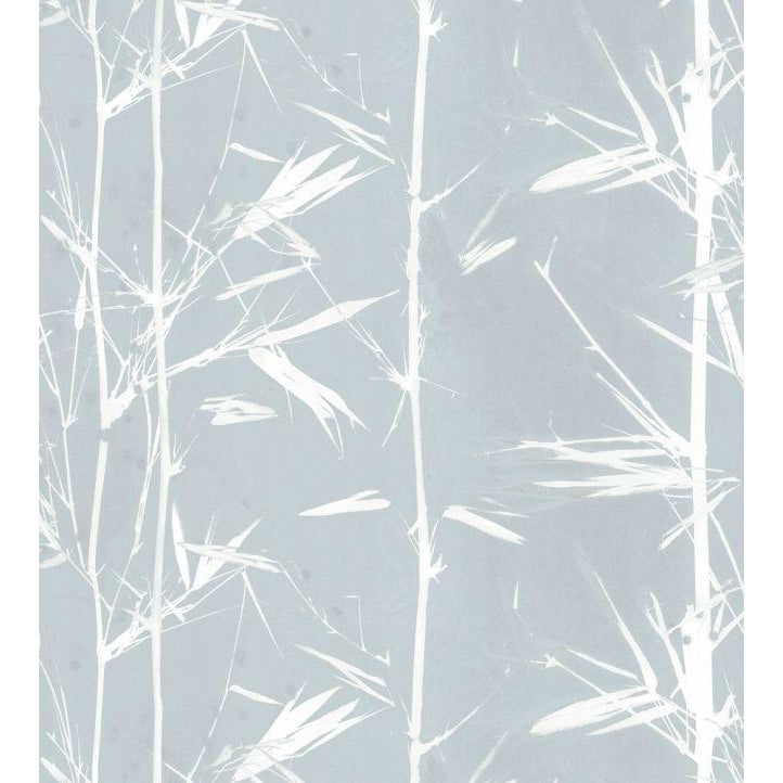 Bamboo Wallpaper - Sky Blue | Chairish