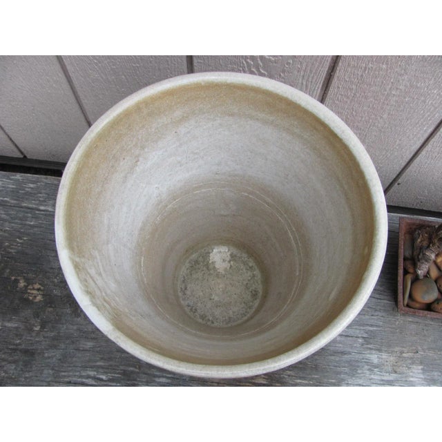 Zaneville Pottery "Homespun" Tapered Planter | Chairish