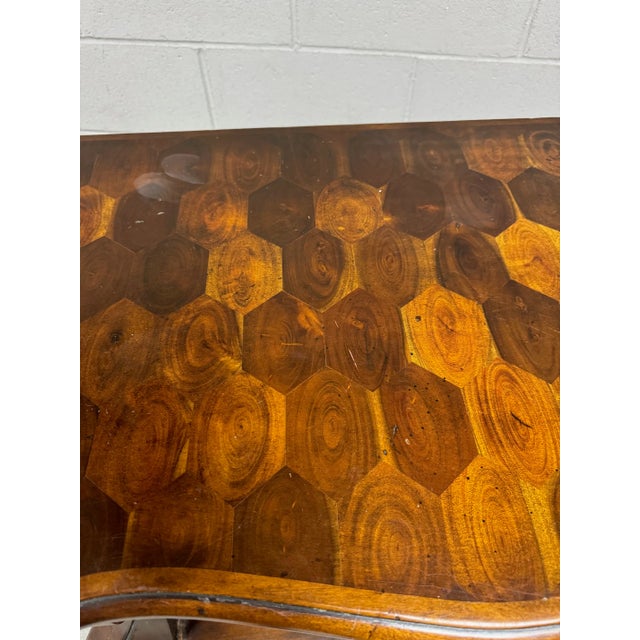 Walnut Dutch Side Table With Four Drawers by Lillian August | Chairish