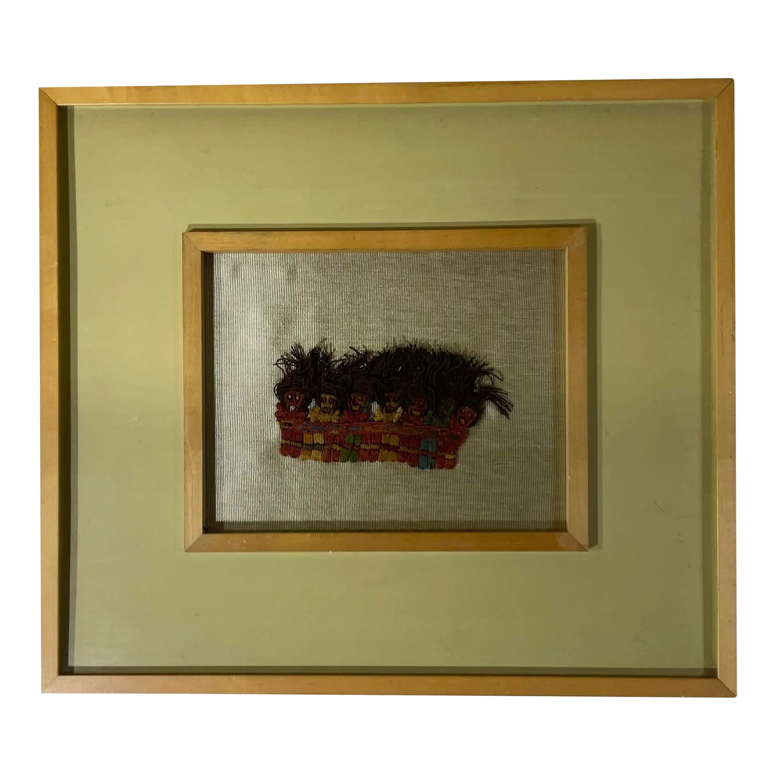 Pre Colombian Proto Nazca Peruvian Textile Fragment | Chairish