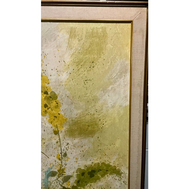 Late 20th Century Dietrich Grunewald Oil on Canvas Mid Century Modern ...