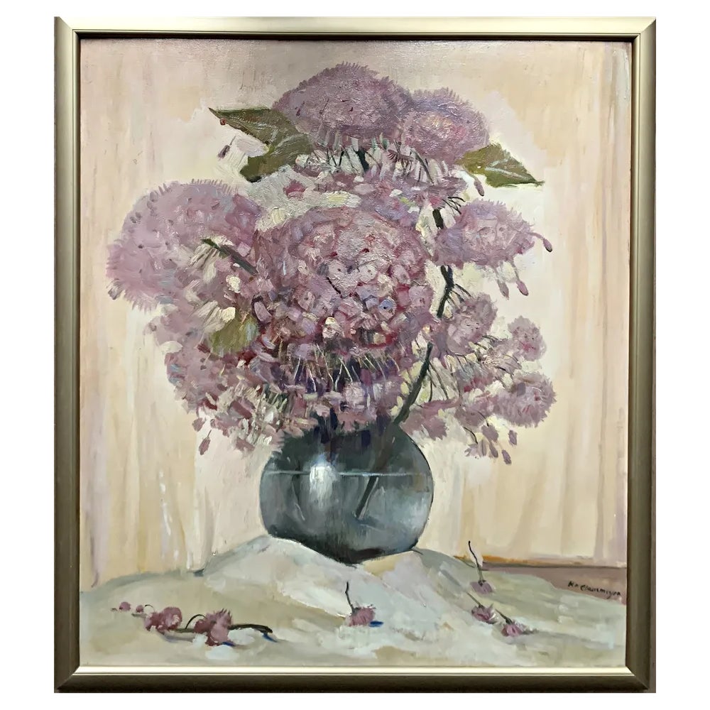 Klaus Clausmeyer, Stillleben, Oil on Canvas | Chairish