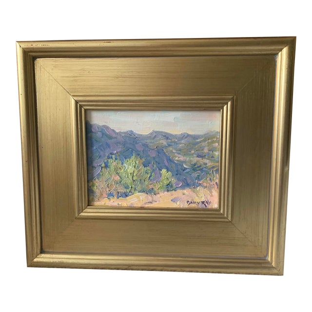 Signed Gary Ray Landscape Oil Painting With Gold Frame, California's ...