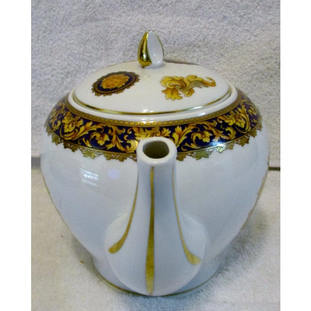 1980s T. Limoges France Depos Porcelain Bacchus Tea Pot | Chairish