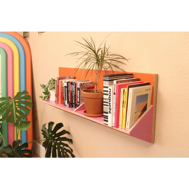 Tri-Colored Shelf 72" | Chairish