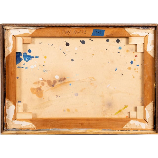 Piry Rame Vintage Mid Century Modern Abstract Expressionist Ethereal ...