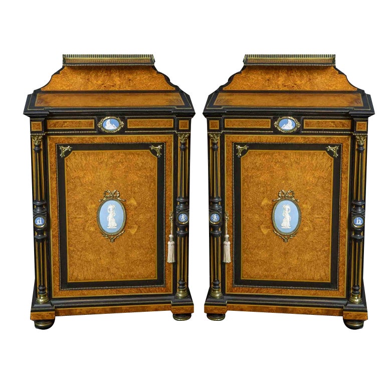 Victorian Cabinets, Set of 2 | Chairish