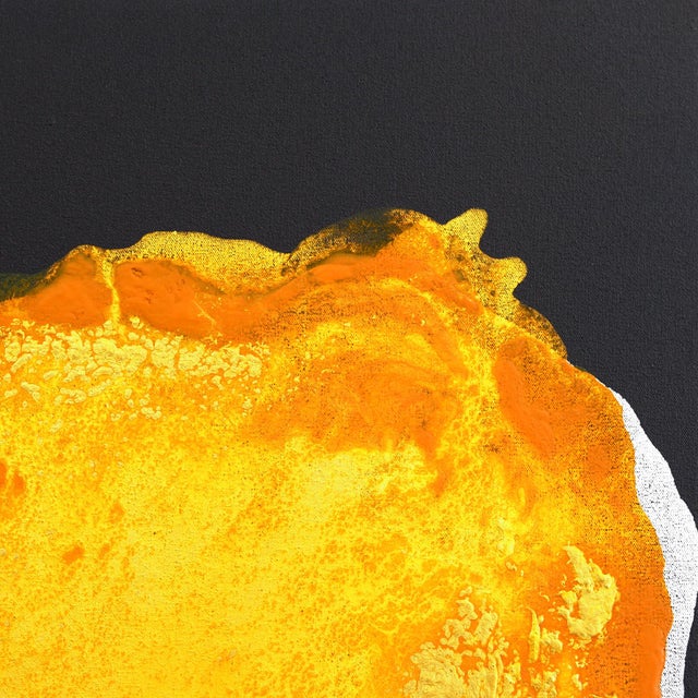 In the Light - Minimalist Yellow Abstract Contemporary Original Artwork by Clara Berta | Chairish