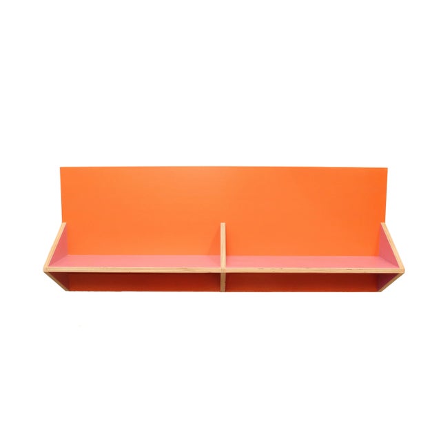 Tri-Colored Shelf 72" | Chairish