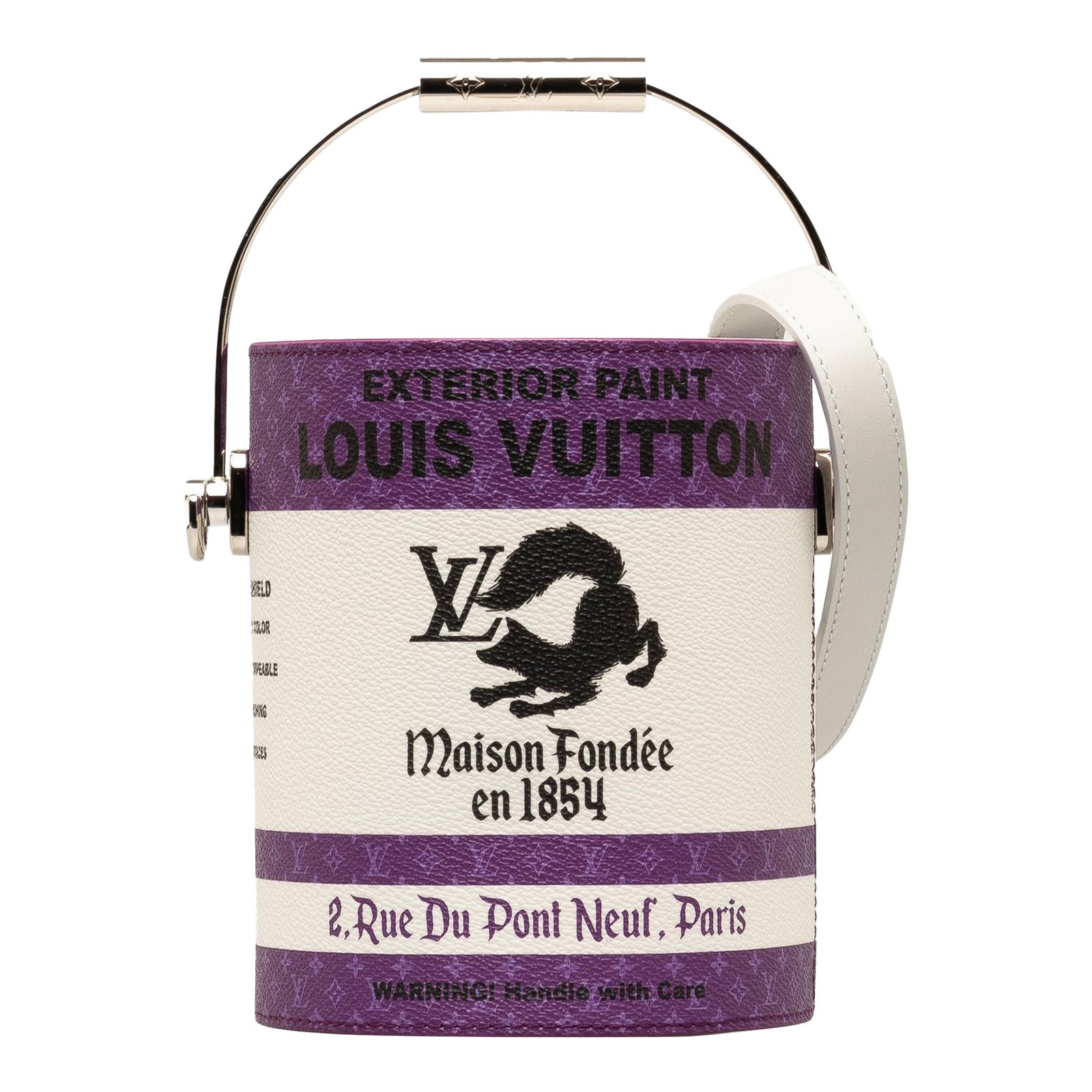 Louis Vuitton Monogram Paint Can Satchel | Chairish