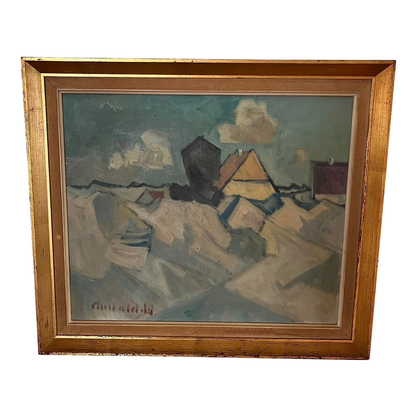 Vintage Painting by Danish Artist Arnold William Pedersen | Chairish