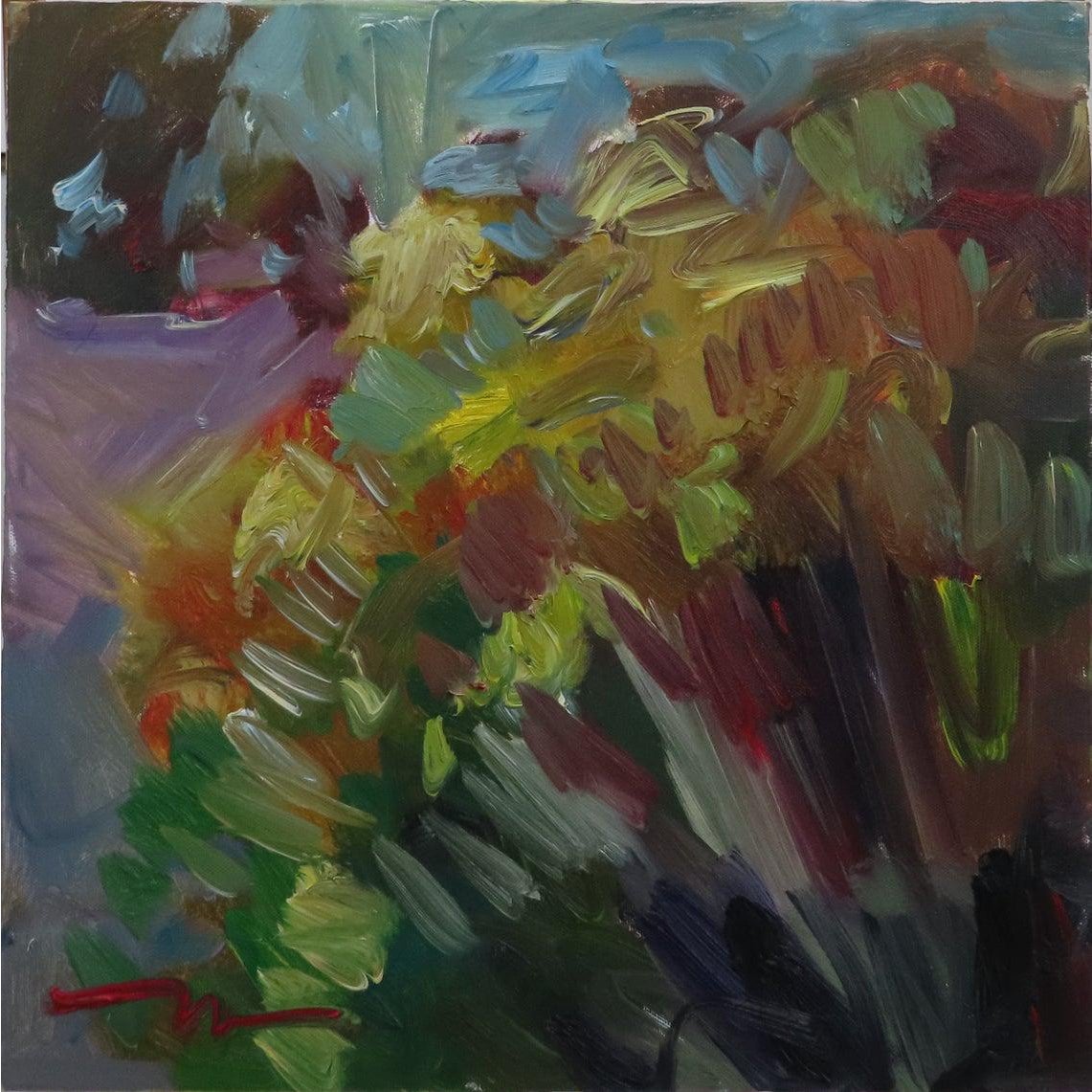 Contemporary Abstract Expressionist Desert Landscape Oil Painting by ...