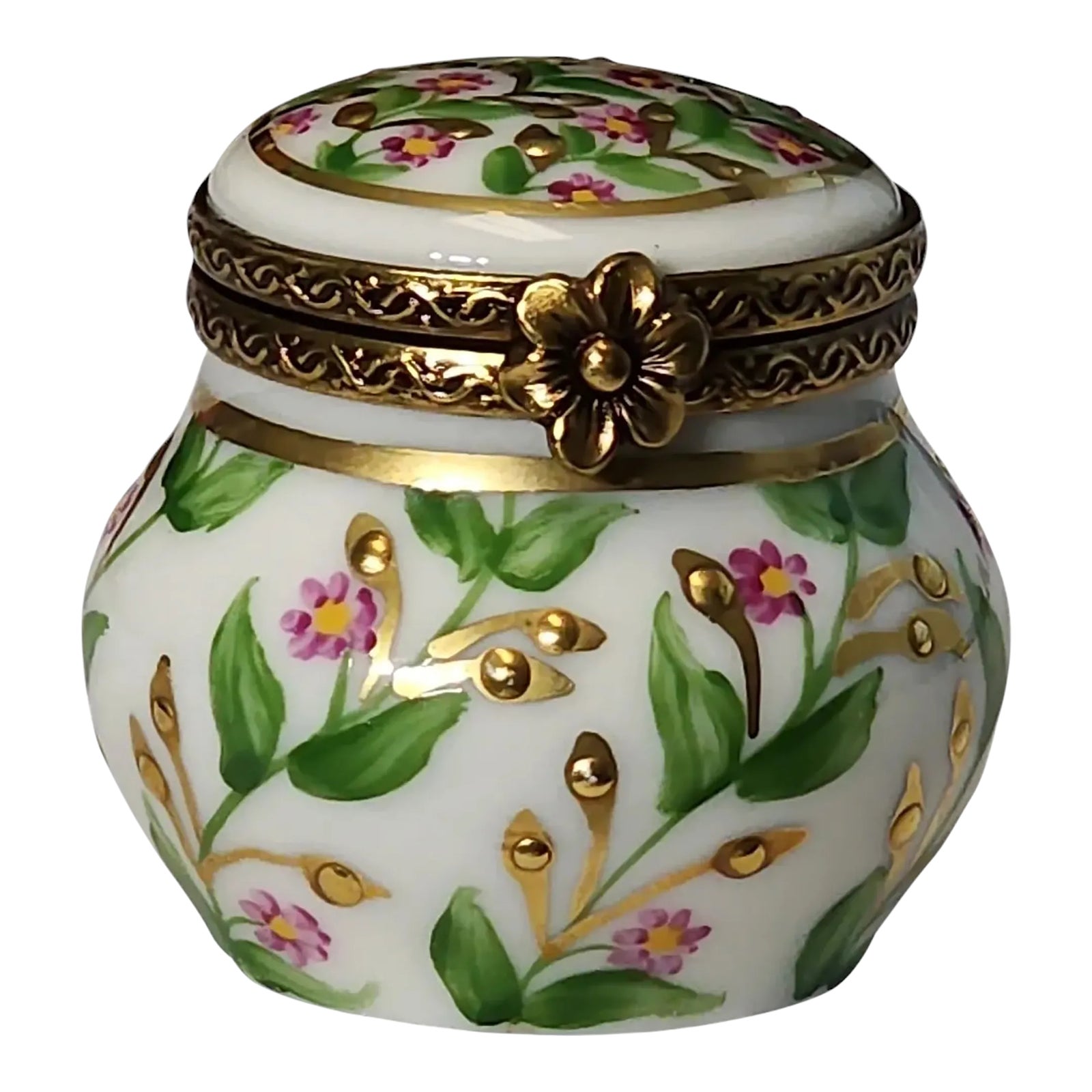 20th Century Rochard Limoges Trinket Box | Chairish