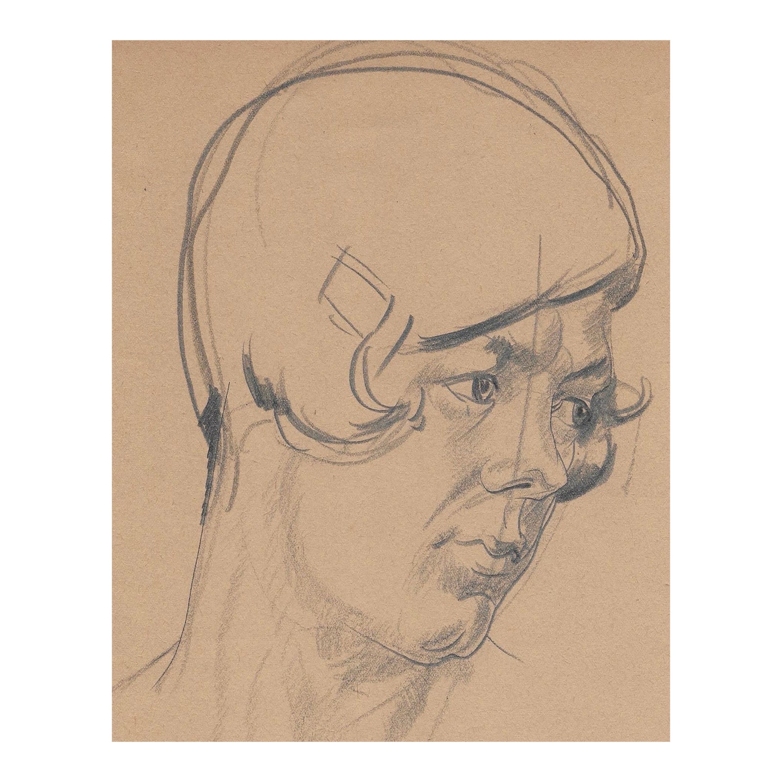 1930s Paul Travis Portrait of a Lady | Chairish