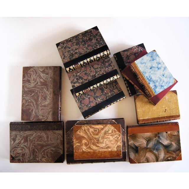 Set of 90 Antique Leather Books From Early 1900 With Decorative Gilding ...