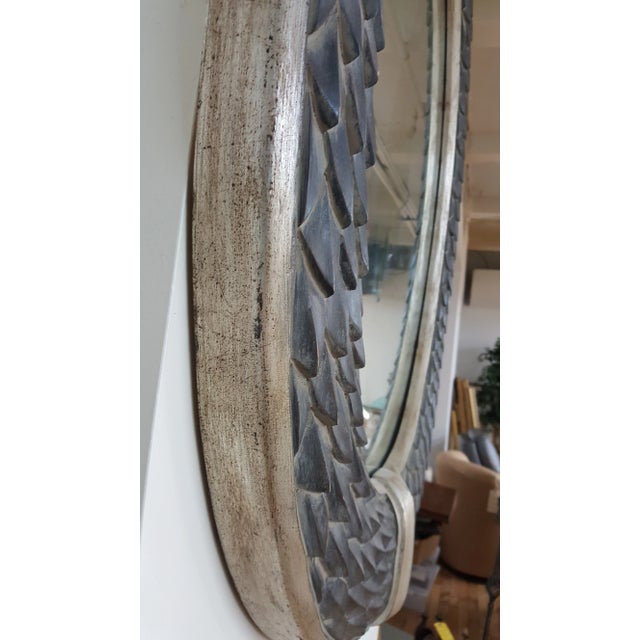 Neoclassical Art Snake Skin Design Frame | Chairish