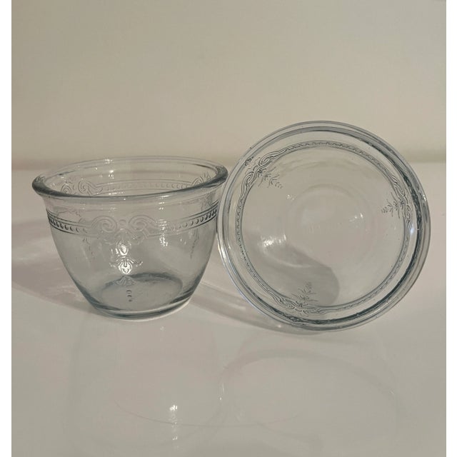 1940s Fire King Philbe Translucent Sapphire Depression Glass Custard ...