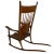 Stephen Malm Black Walnut Rocking Chair | Chairish