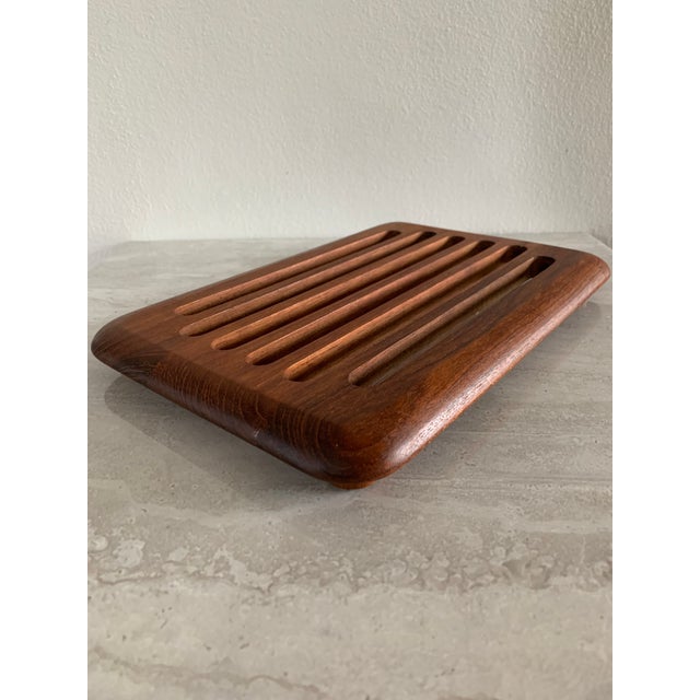 Vintage Danish Modern Style Teak Wood Trivet | Chairish