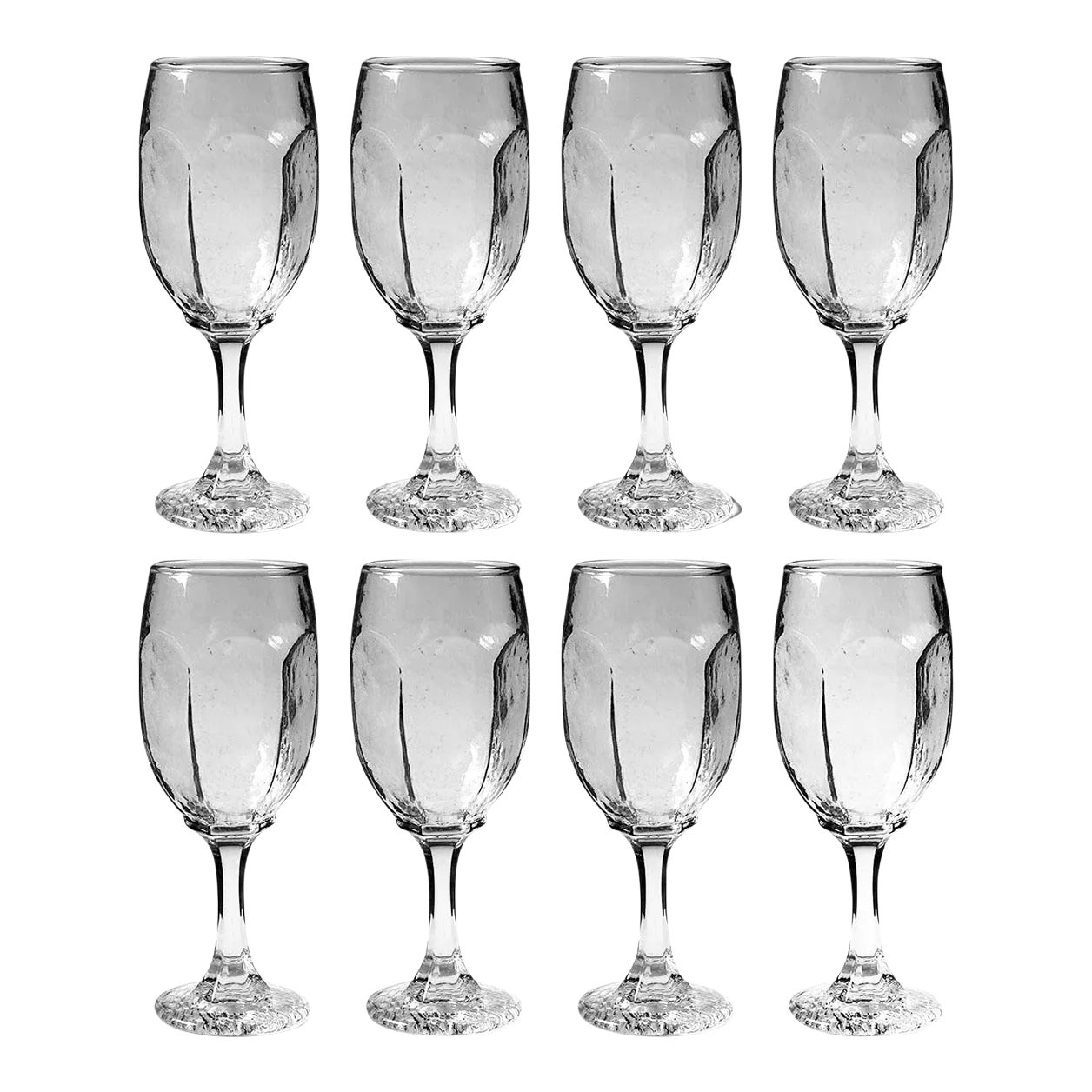 Libbey Mid-Century Fluted Champagne Glasses Chivalry Pattern 3268 - Set ...