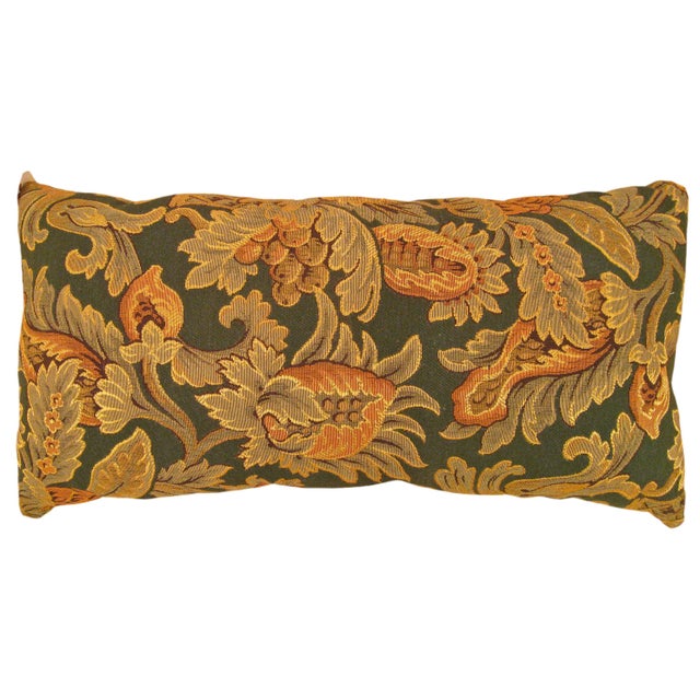 1910 Decorative Antique Jacquard Tapestry Pillows with Floral Elements ...
