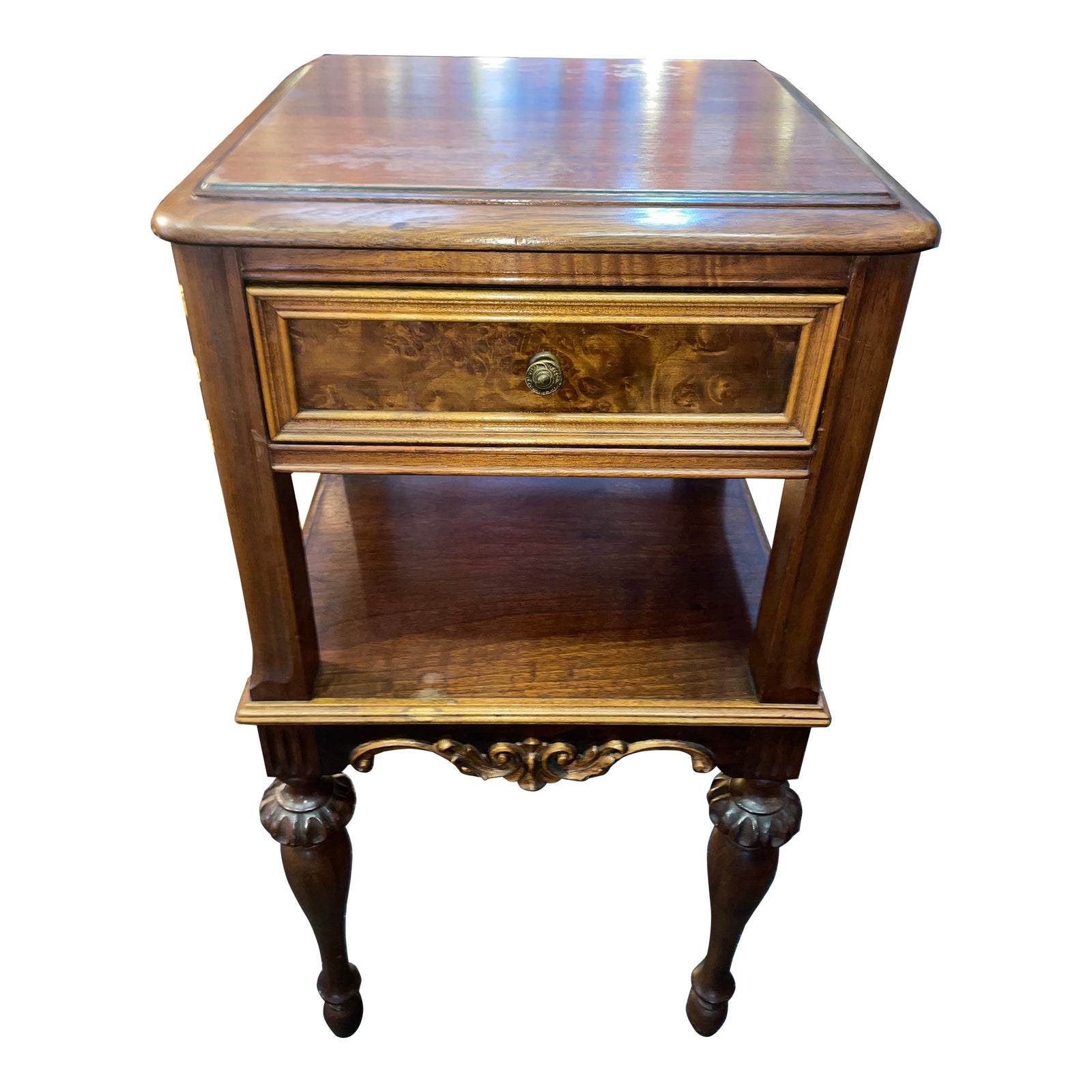 1940s Vintage Blackhawk Furniture Company Wood Side, Telephone, Accent ...