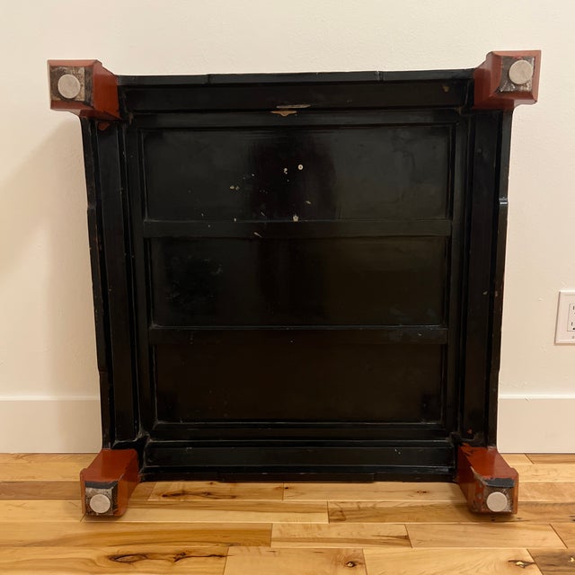 Red Lacquer Ming Coffee Table | Chairish